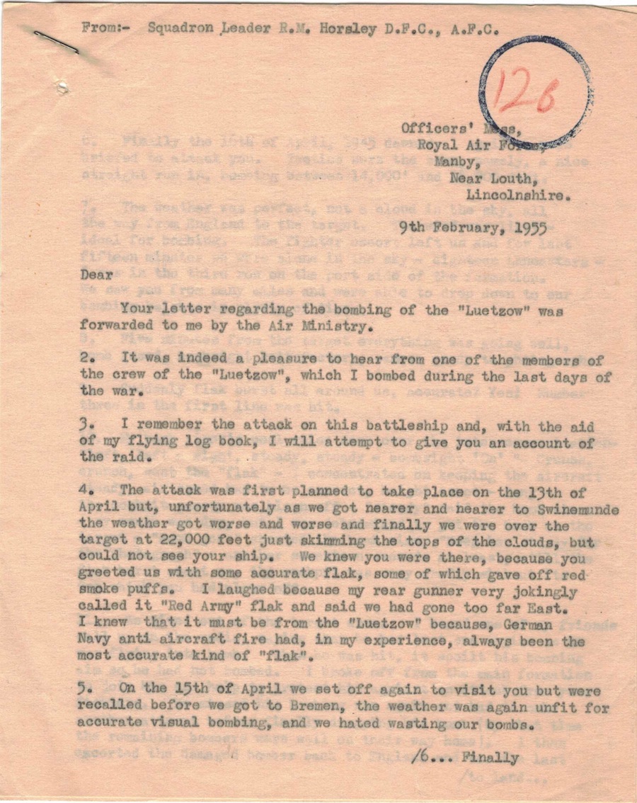 Lutzow – Dambusters Blog